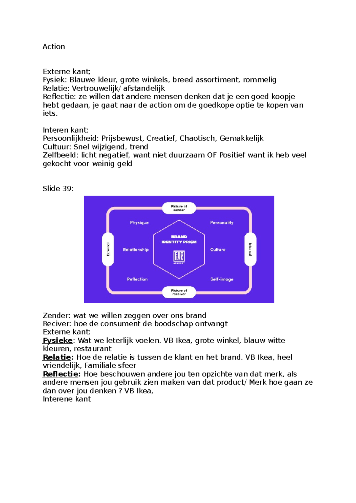 Brand diamond model + Dagmar model helft + FCB matrix - Action Externe ...