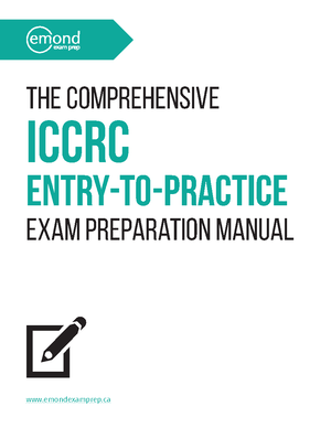 Get To Know The New Iccrc Exam Emond Publishing - 4/7/23, 2:59 AM Get ...