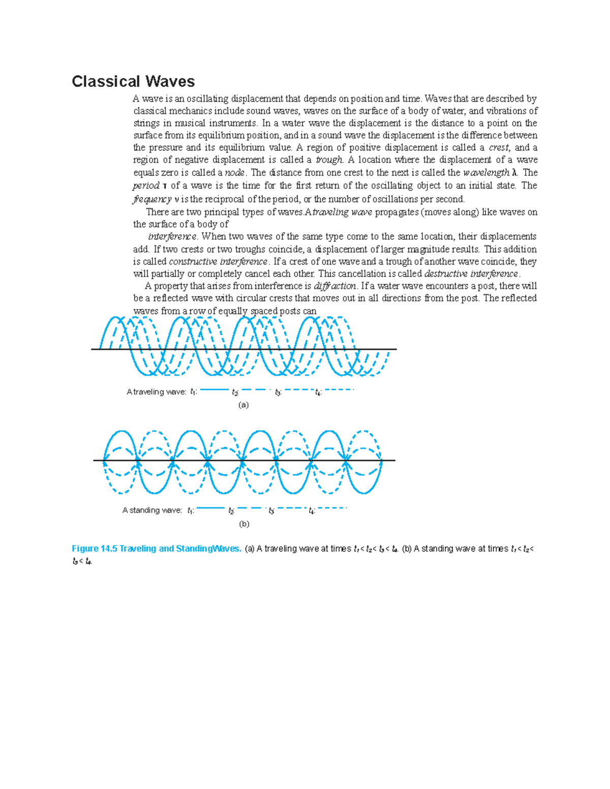 Classical Waves - Waves that are described by classical mechanics include sound waves, waves on ...