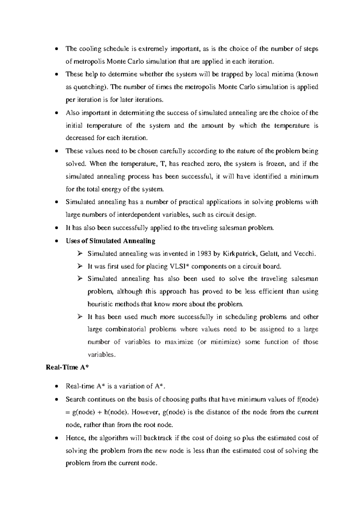 Uses of Simulated Annealing Artificial inteligence - The cooling ...