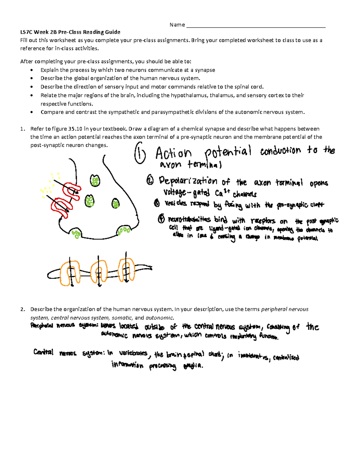 LS7C+Week+2B+Pre-Class+Reading+Guide - ####### Name ...