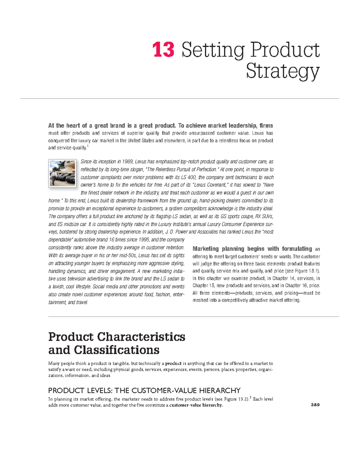 Setting-product-strategy - 389 Marketing planning begins with ...