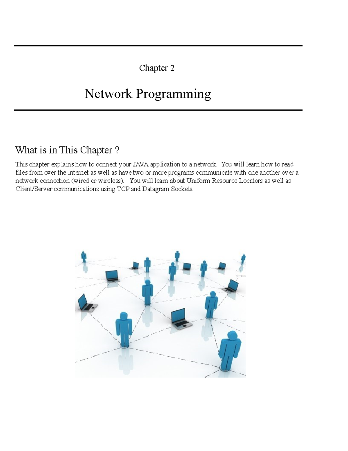 Ch2 Network Programming - Chapter 2 Network Programming What is in This ...