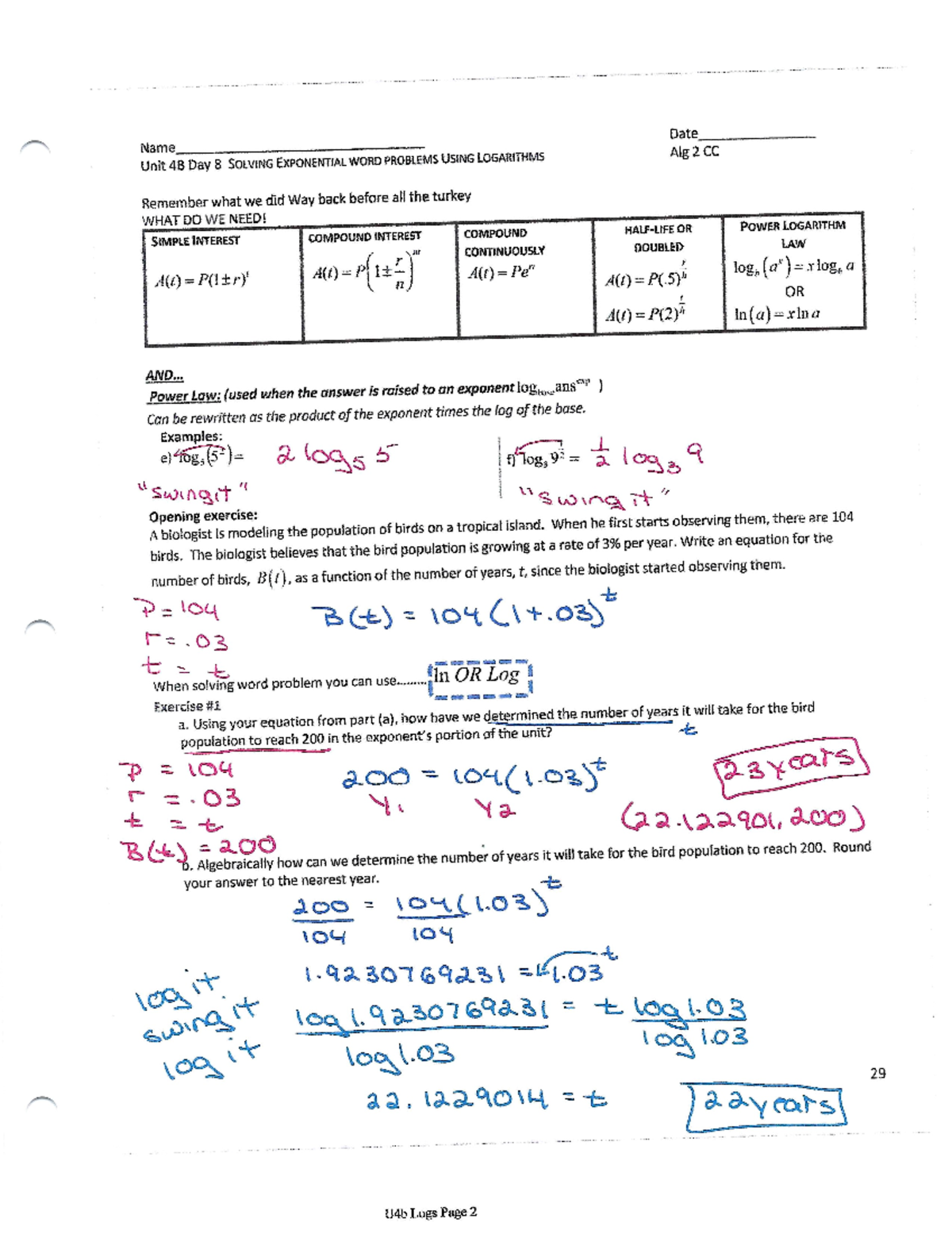 Logs part2 ans - logs review notes - 0144 490 - Studocu