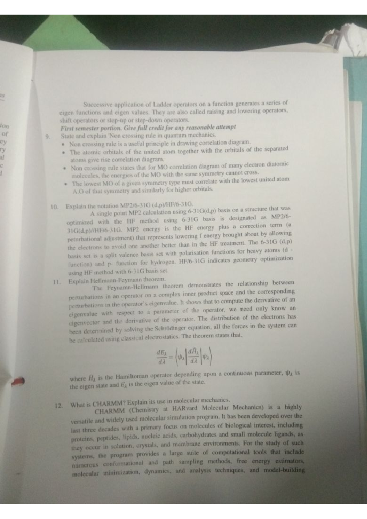 Computational chemistry - MSC Chemistry - Studocu