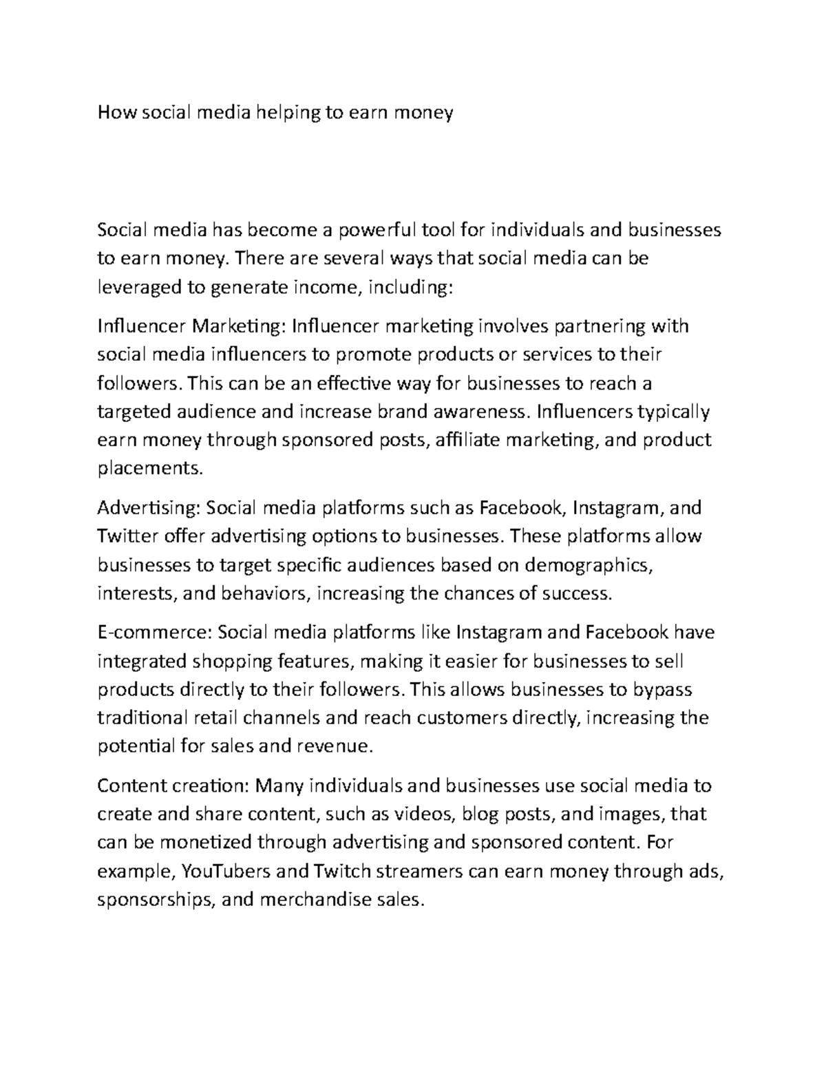 How social media helping to earn money - There are several ways that ...