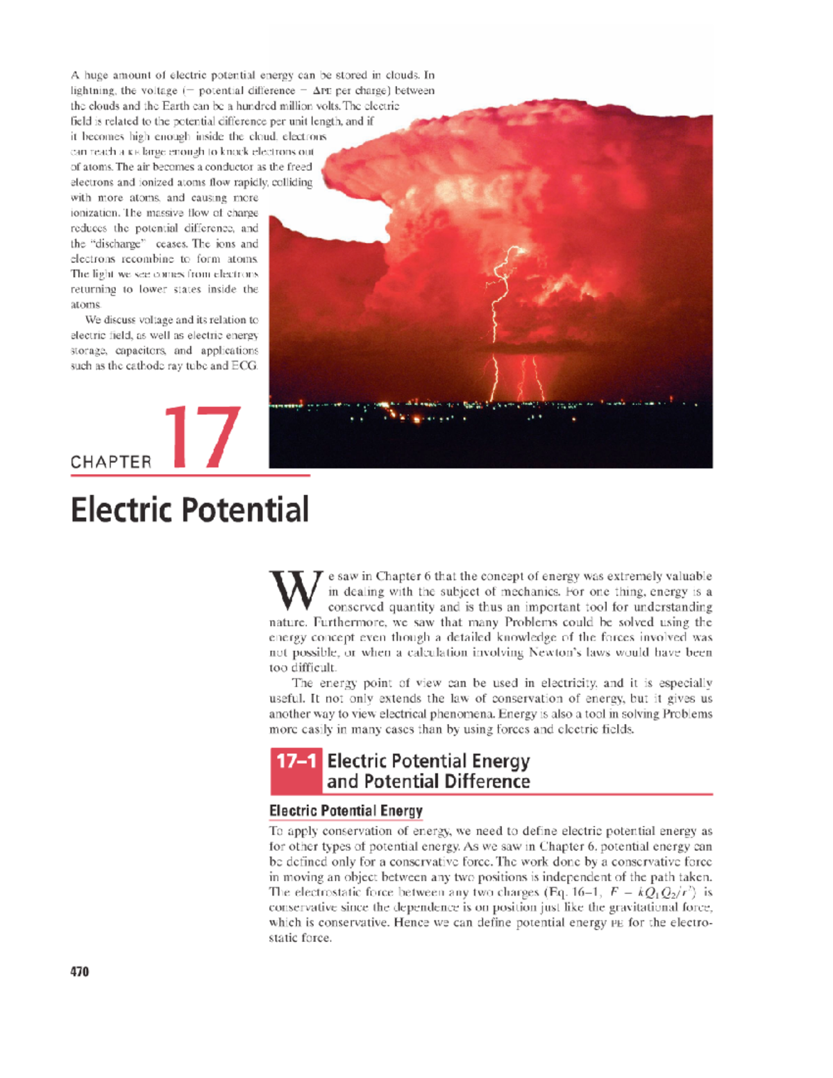 Electric Potential - Berisi penjelasan tentang Potensial Listrik - Electrical Engineering - Studocu