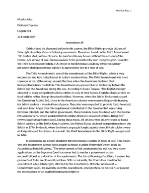 MLA Template - Amendment summary mla style essay format. - Last Name 1 ...