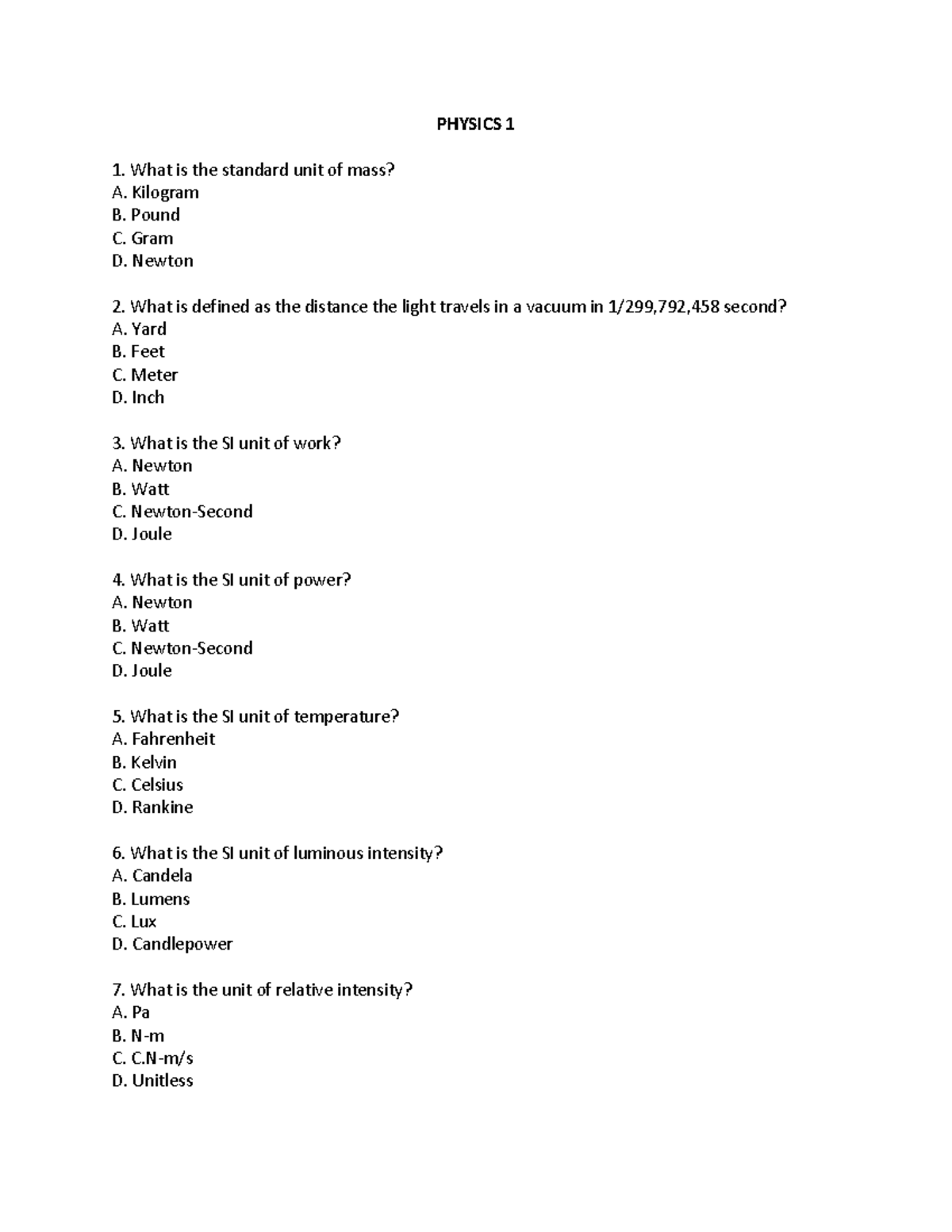 Calculus-Based Physics 1 - TIP - Studocu