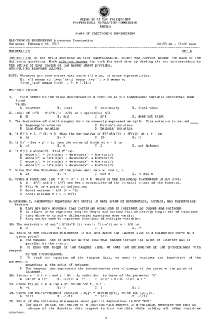MATH50 1 - Mathematics - MATH 50 ITEMS - Studocu