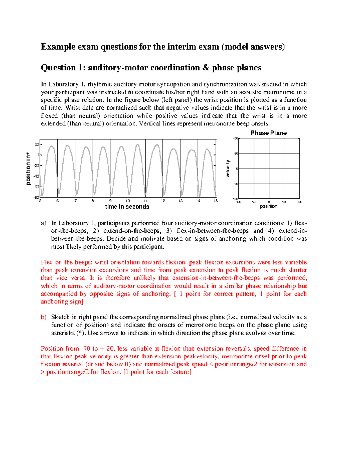 Test / practice exam in November 2013, answers - Example exam questions ...