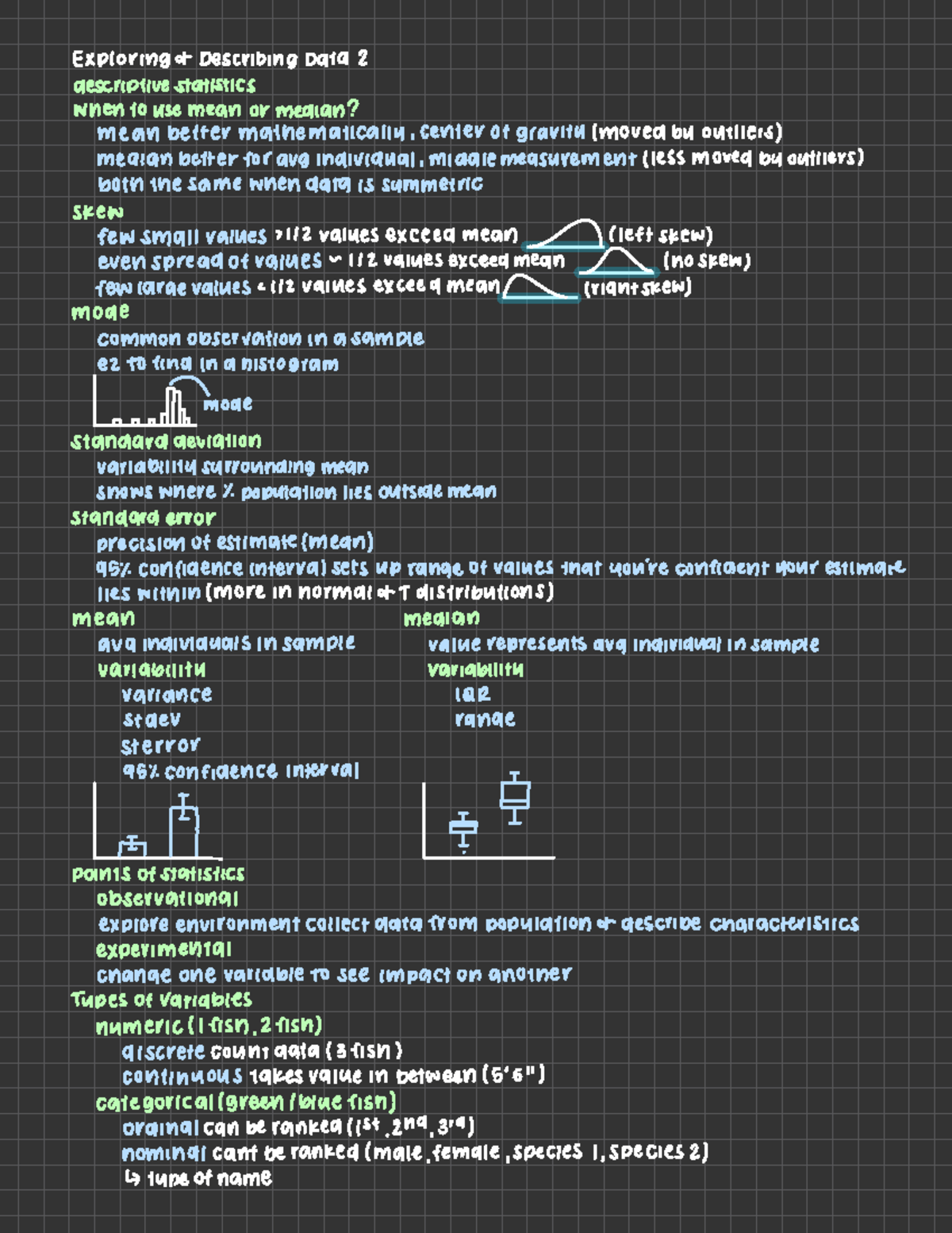 Exploring and Describing Statistics Part 2 - Exploring to Describing ...