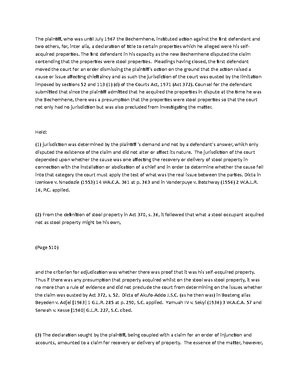 Asare v. attorney general - An action was brought to invoke the ...