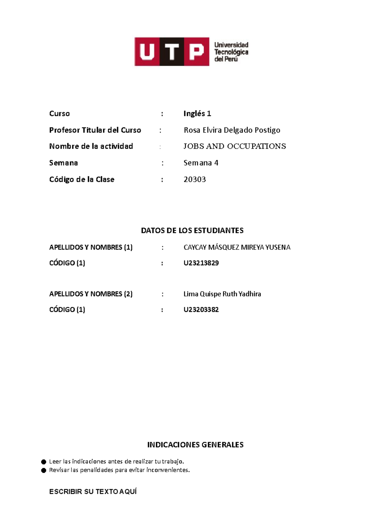 Inglés 4 - Gghju - Curso : Inglés 1 Profesor Titular del Curso : Rosa ...