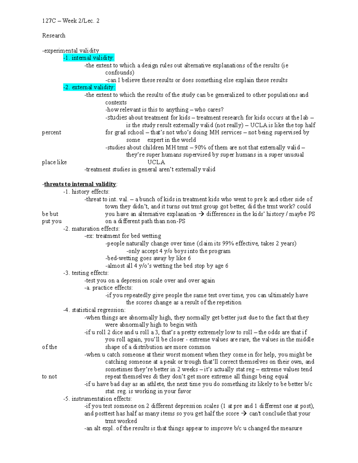 127C Lecture 2 - 127c notes - 127C – Week 2/Lec. 2 Research ...