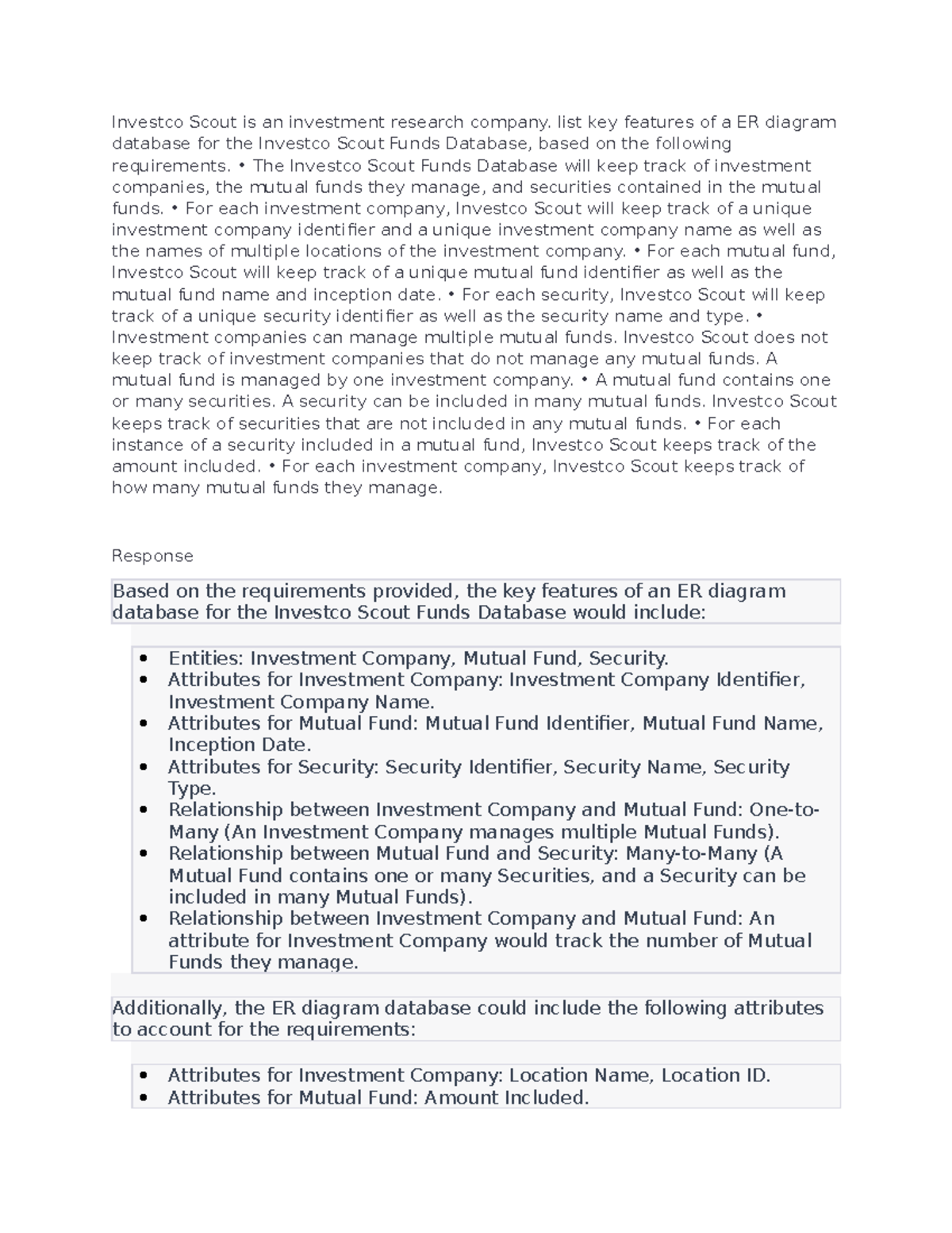 Investco Scout Week 1 - Investco Scout is an investment research ...