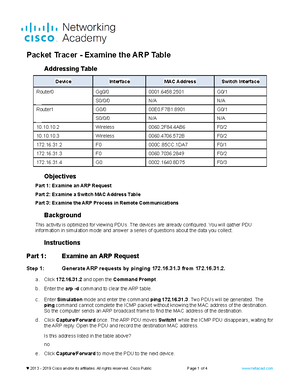 4.6.5 Packet Tracer - Connect a Wired and Wireless LAN - Addressing ...