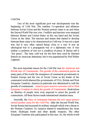 German unification - notes - Complementary Course History Transition to ...