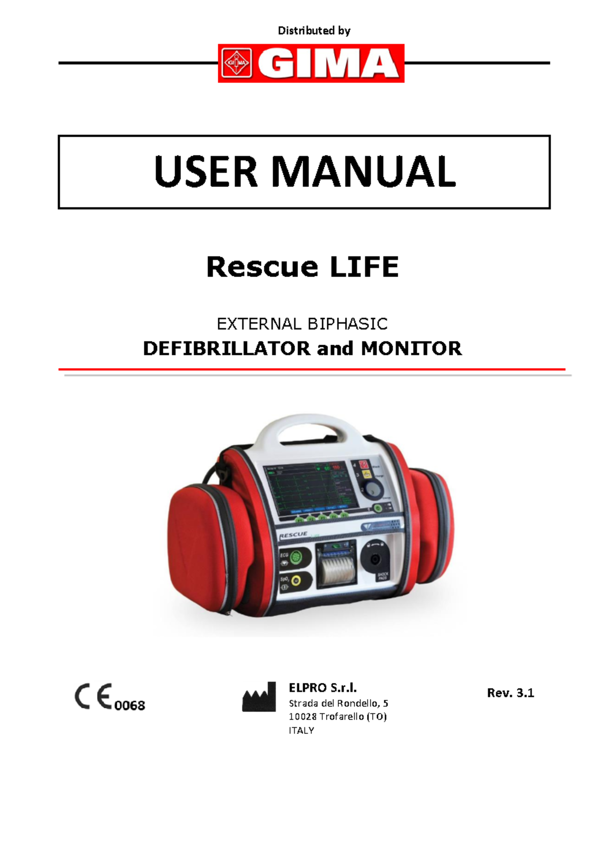 M33185 EN - MPH - Rescue LIFE EXTERNAL BIPHASIC DEFIBRILLATOR and ...