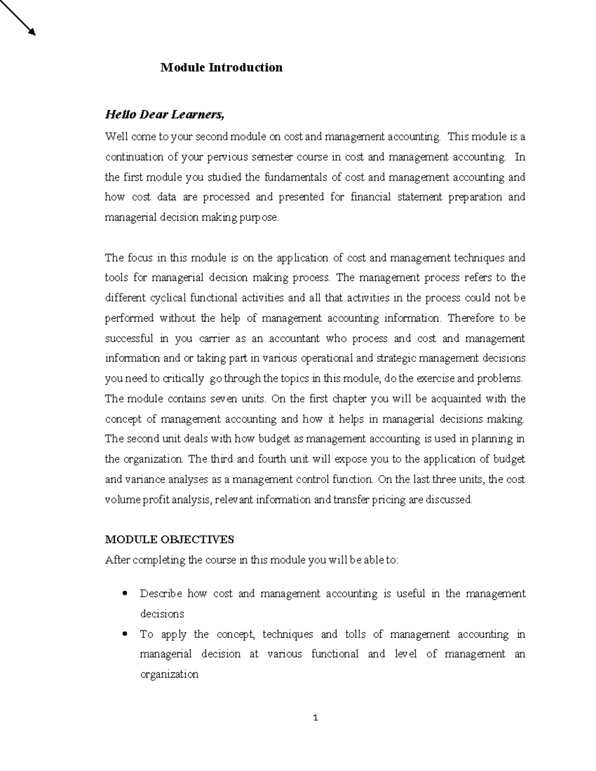 Module Introduction Very Good Course Module Introduction Hello Dear 9209