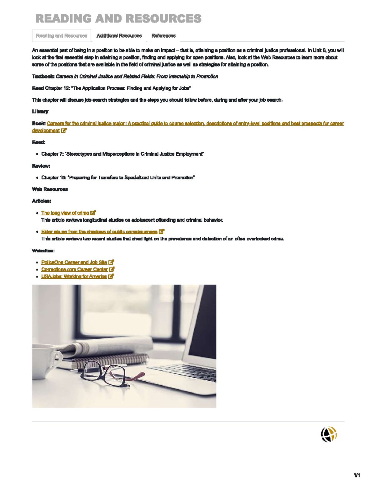 Unit 6 reading - CJ100 - Studocu