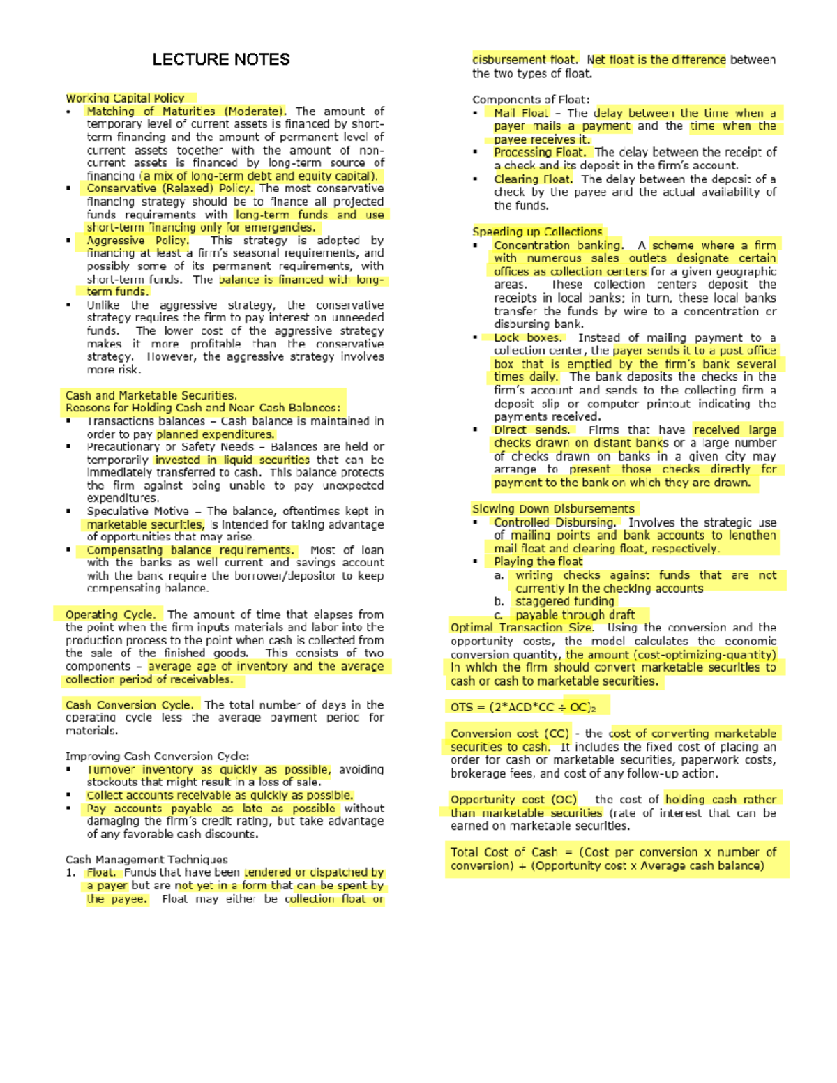 Period-2-Lecture-Notes (highlighted) - Bachelor of Science in ...
