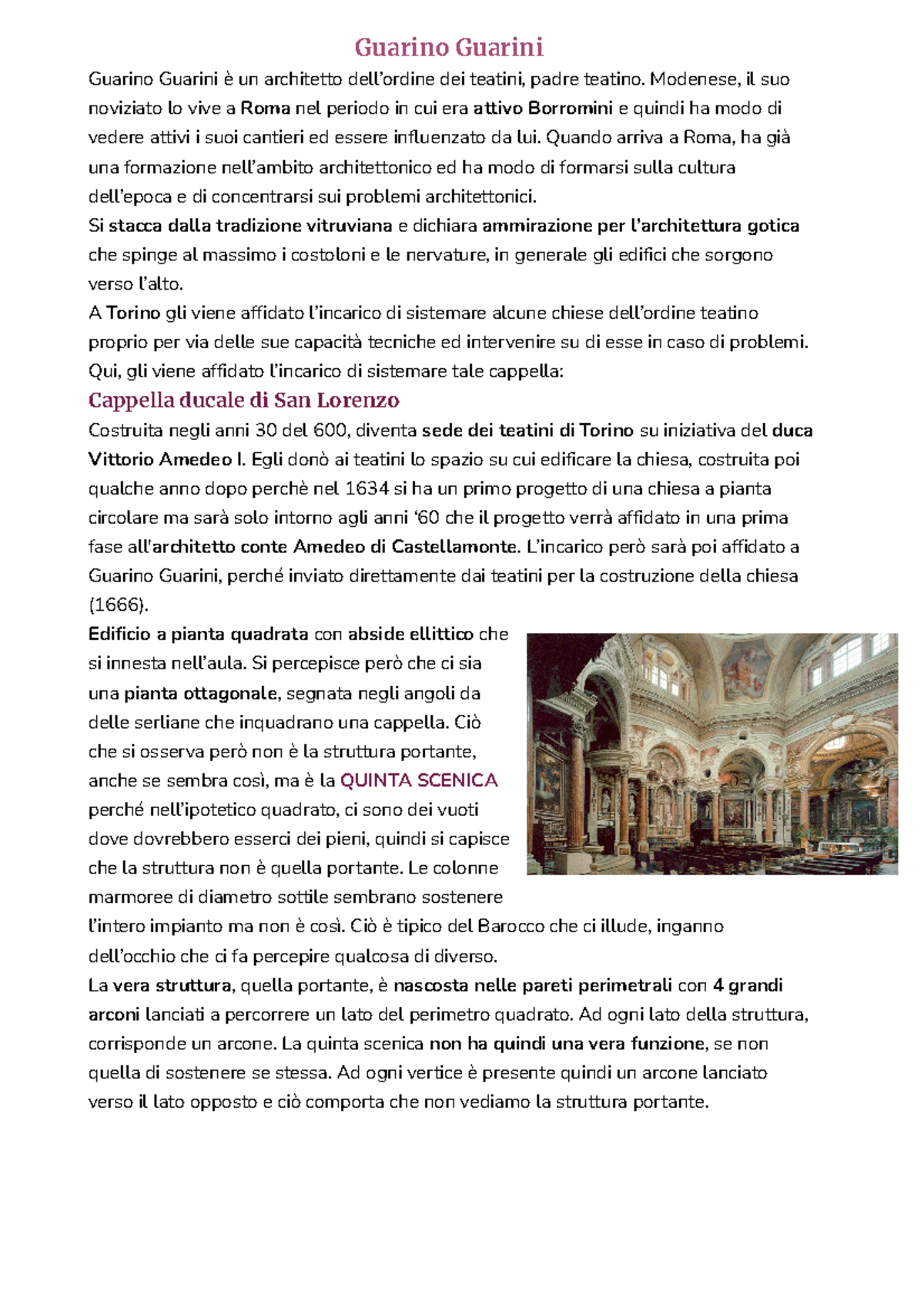 Architettura 12 12 Guarini - Guarino Guarini Guarino Guarini è un ...