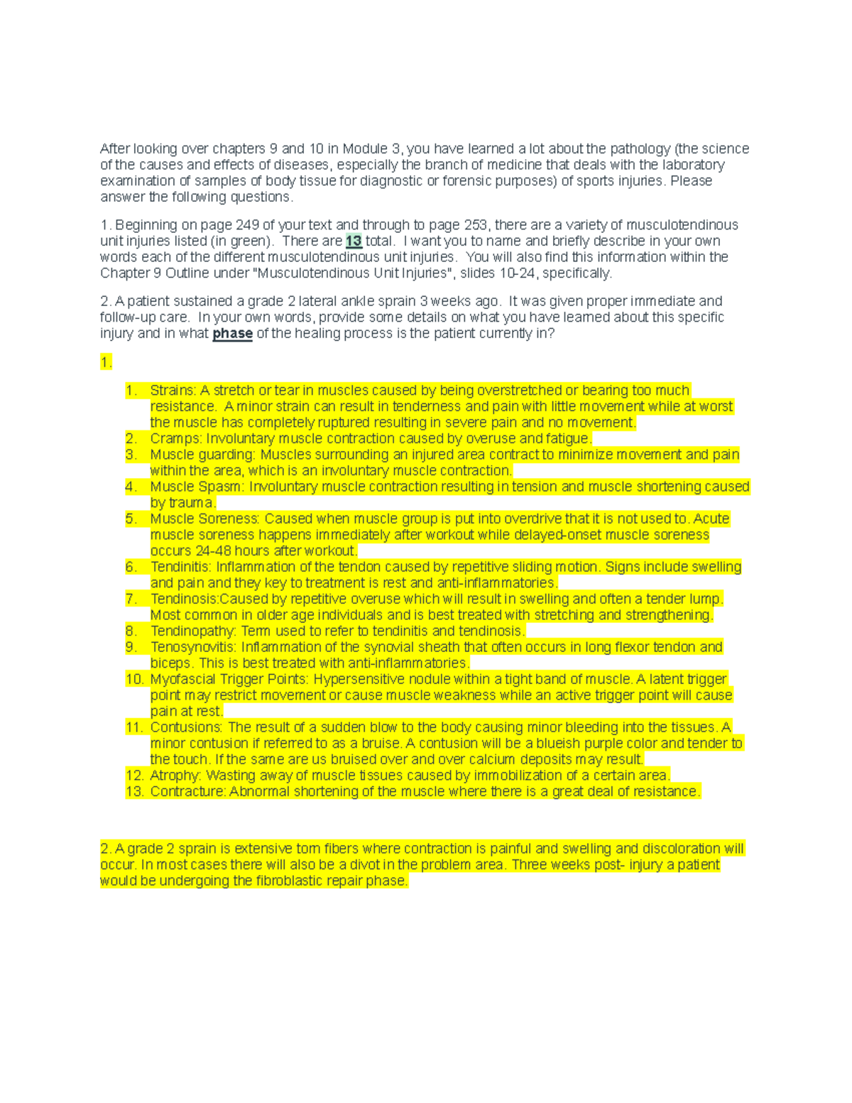 Module 3 Assignment - After looking over chapters 9 and 10 in Module 3 ...