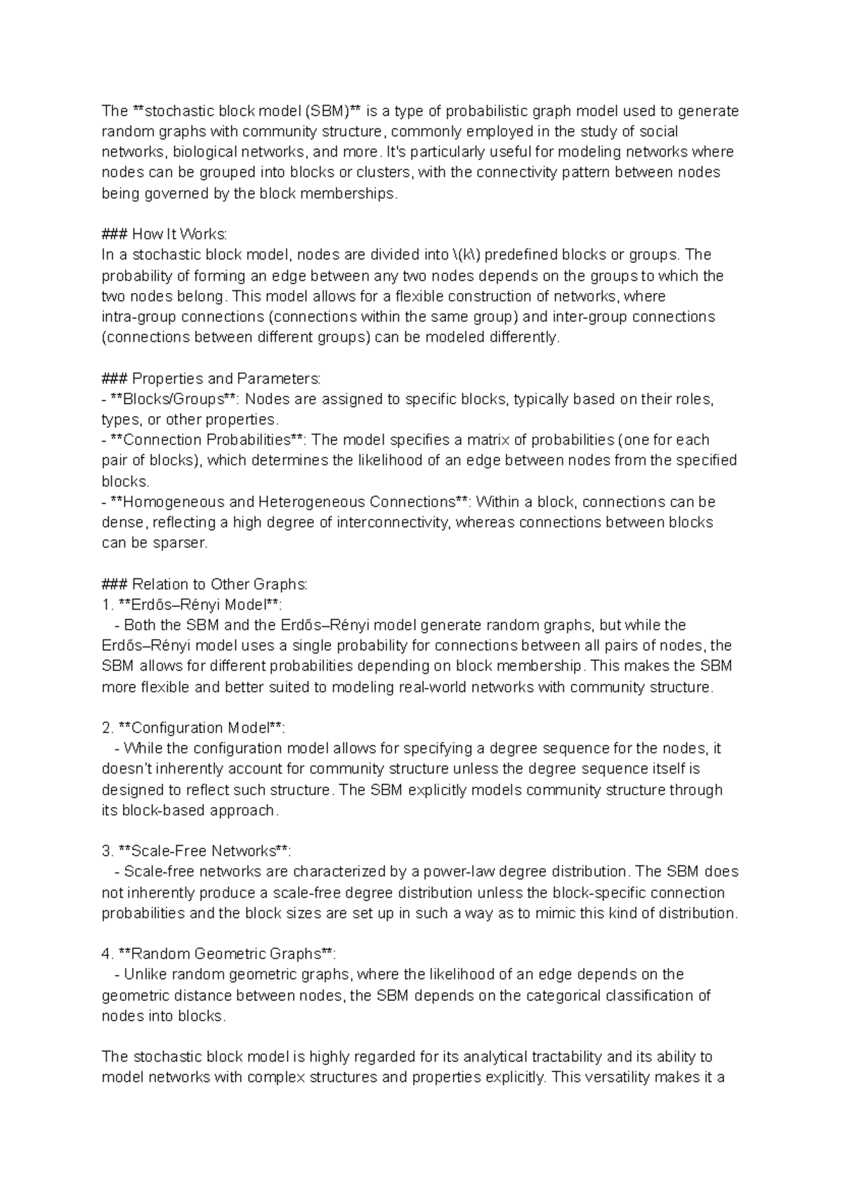 Juk - sånt som görs - The stochastic block model (SBM) is a type of ...