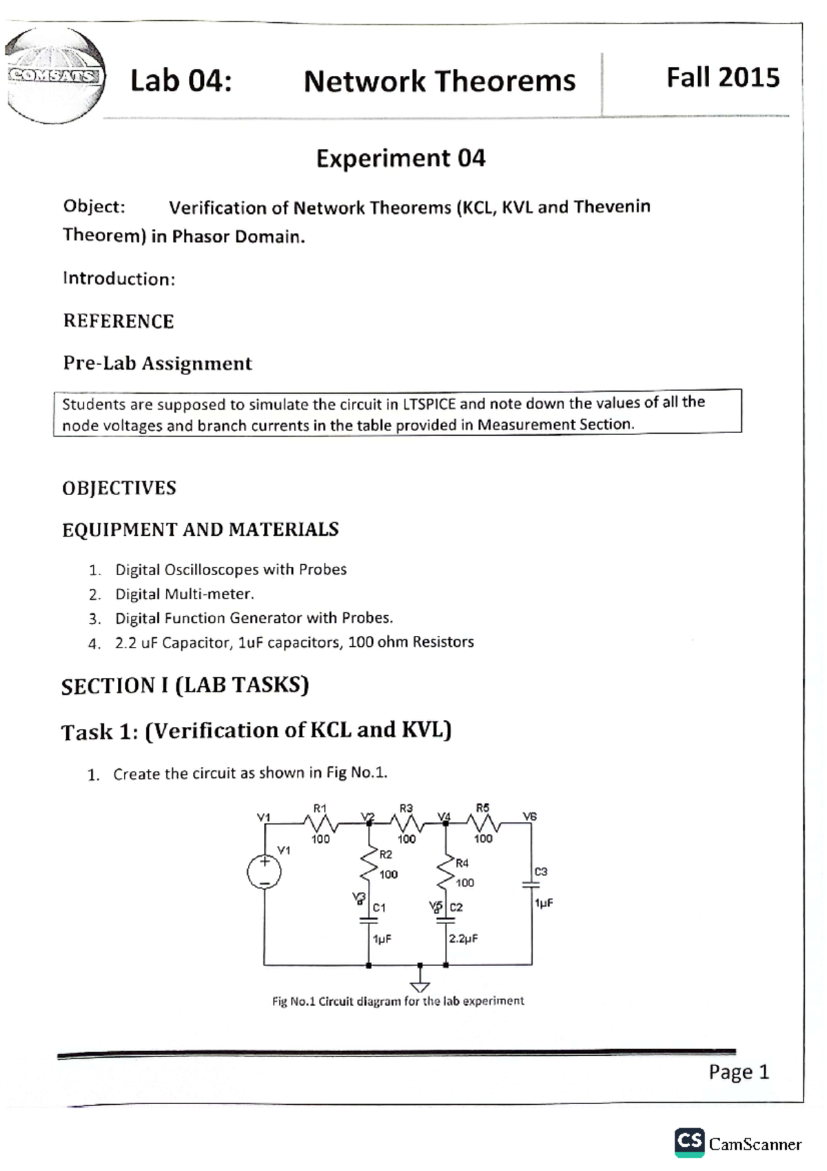 Network Theorems ECA-II - Electric Circuits Analysis II - Studocu
