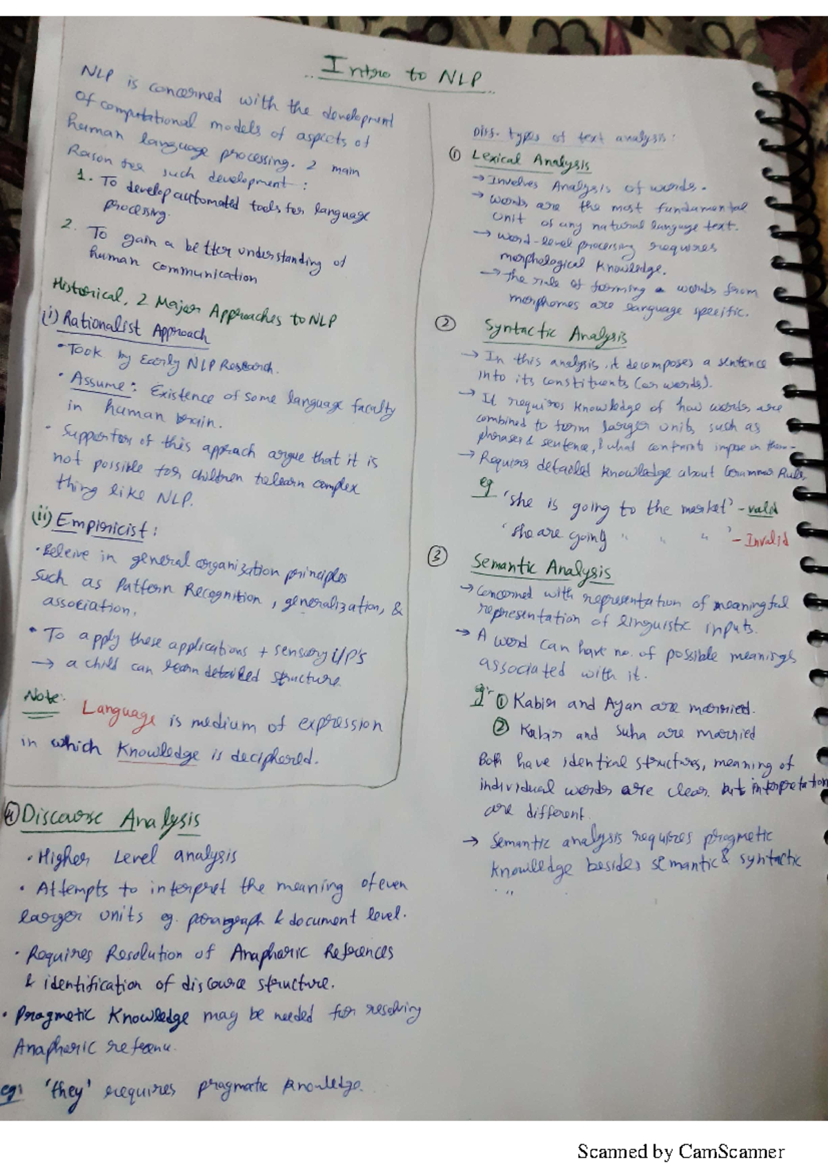 NLP Unit 1 - Natural Language Processing - Studocu