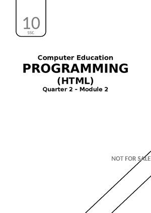 Module 5 WEEK 5 CSS NCII 12 - Computer Systems Servicing NC II (TVL-ICT ...