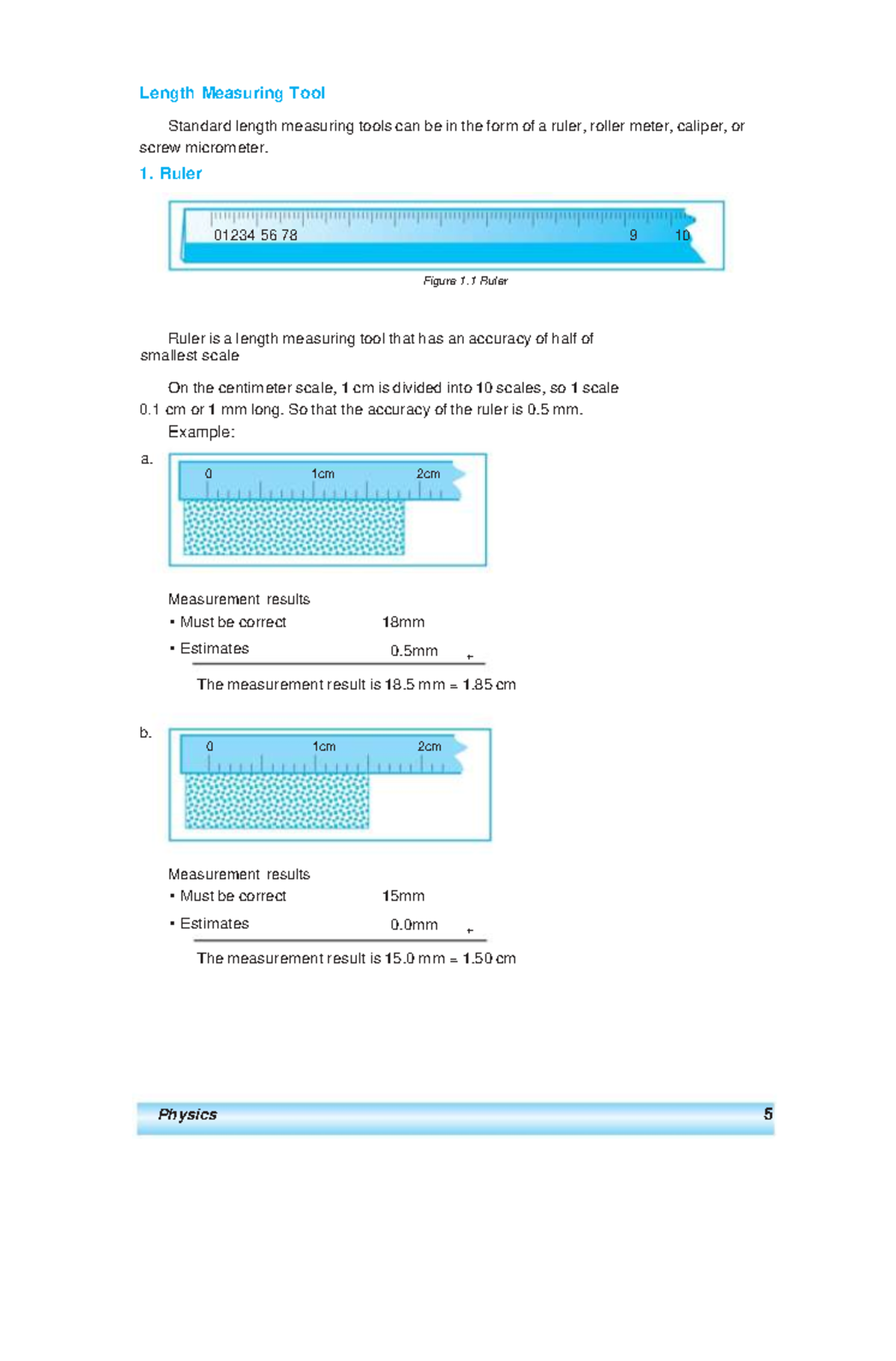 Physics lecture code (21) - Length Measuring Tool Standard length ...