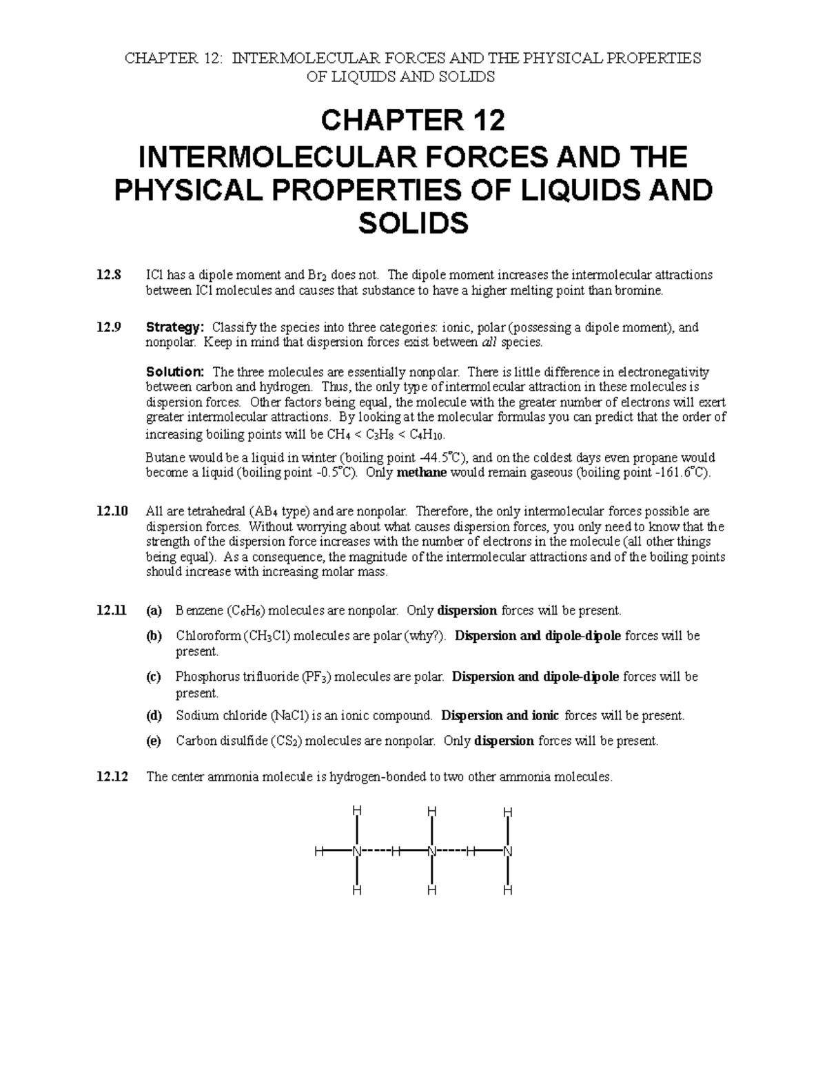 ISM Chapter 12 - Dhdhhd - OF LIQUIDS AND SOLIDS CHAPTER 12 ...