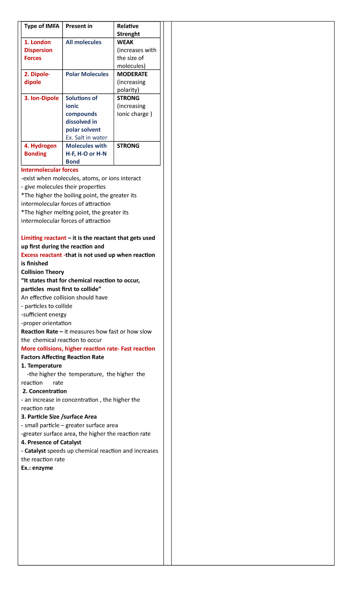 Reviewer - This is a sample of Lecture notes - Type of IMFA Present in ...