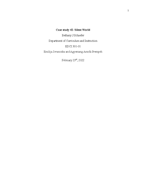 Case study #4- going back to school - Case study #4- Coming Back To ...