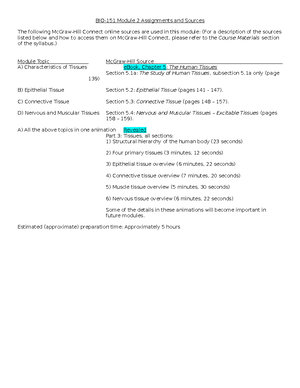 Module 7 Assignments and Sources-1 - BIO-141/151 Module 7 Assignments ...