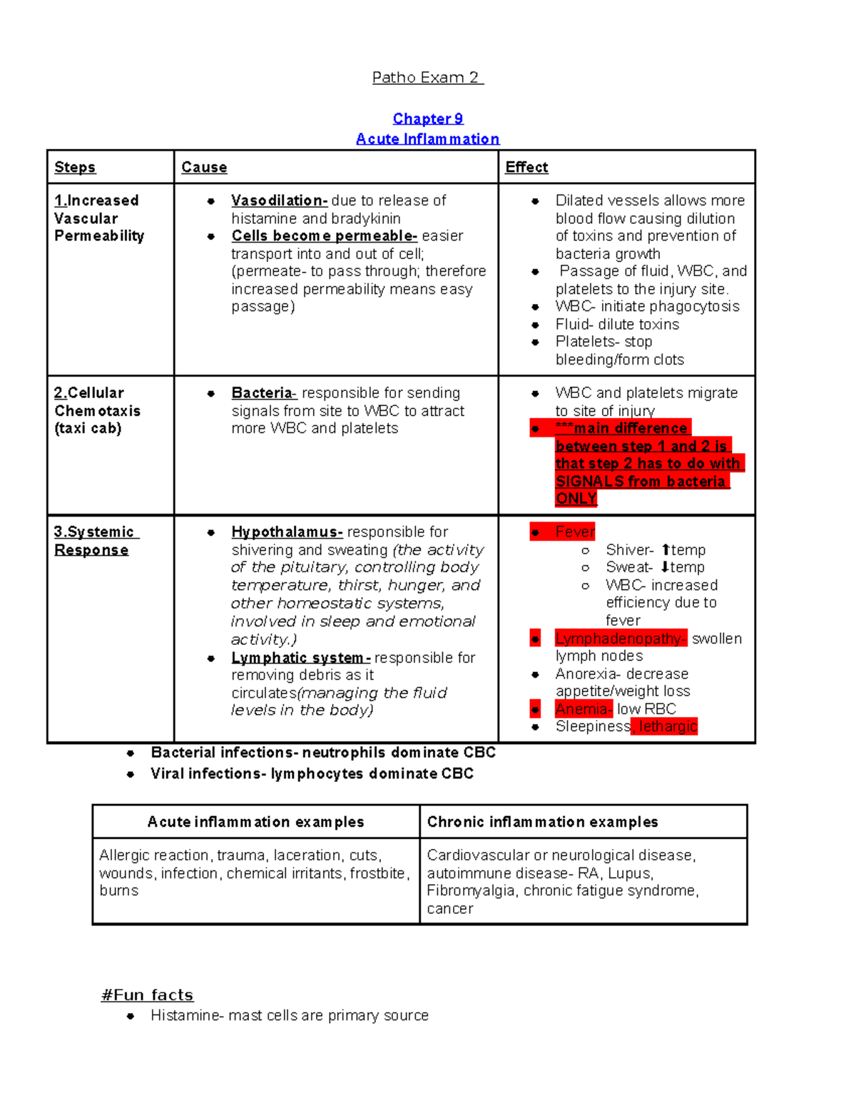 Patho exam 2 chapters 9, 10, 11, 12, 13, 14, 20, 21, 22, 23, 41, 42 ...