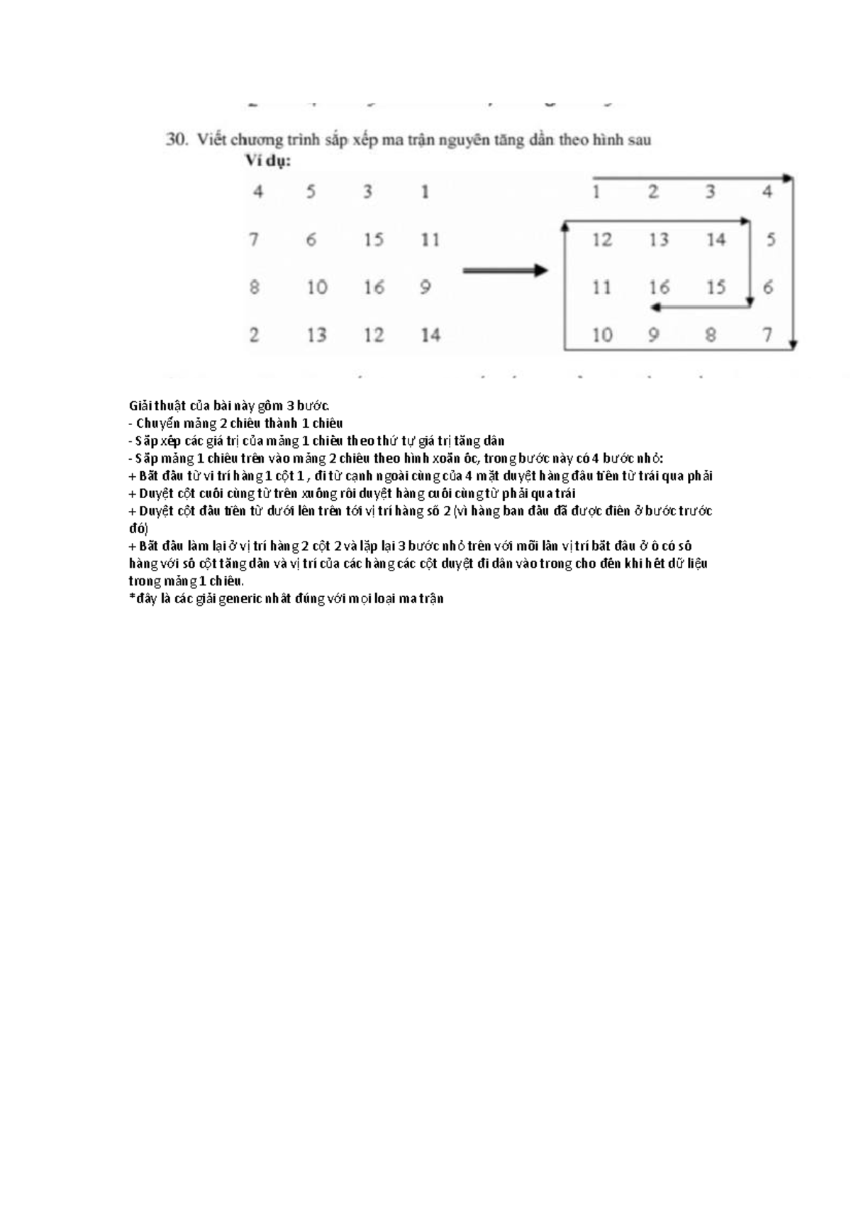 Giải thuật - not summit 1 =)) - Gi i thu t c a bài này gồồm 3 bả ậ ủ ước. Chuy n m ng 2 chiềồu ...