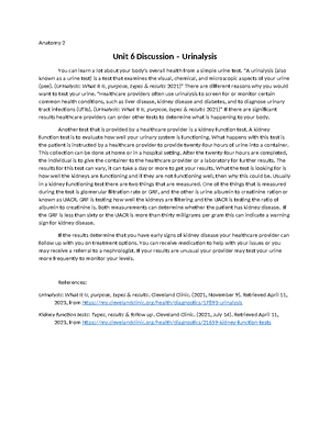 Unit 1 Lab Assignment - Endocrine system - Unit 1 Lab: Endocrine System ...