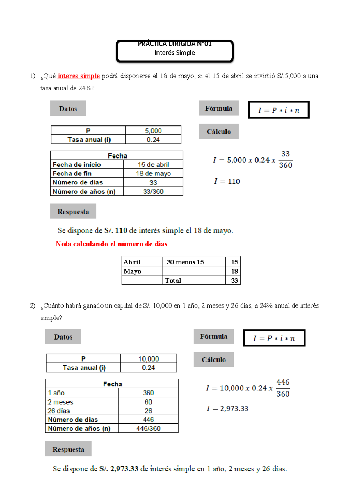 PD1 interes simple - ¿Qué interés simple podrá disponerse el 18 de mayo ...