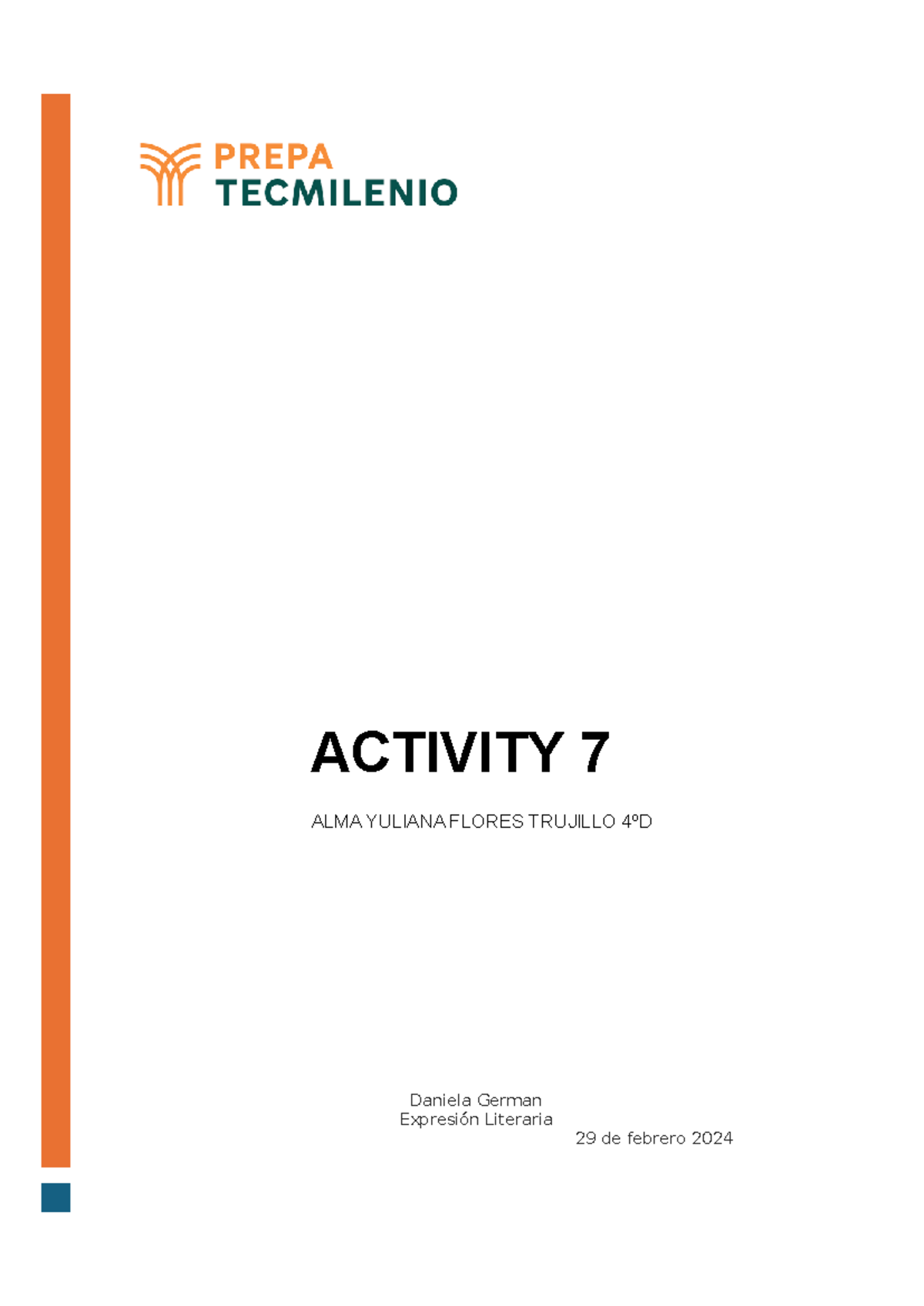 Actividad 7 - apuntes - Matematicas Financieras - ACTIVITY 7 Daniela ...