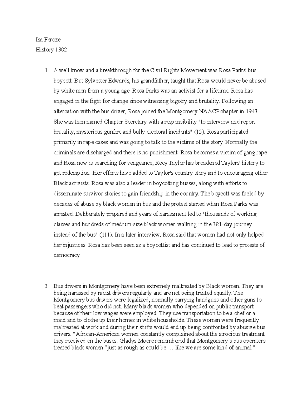 Monograph - Isa Feroze History 1302 A well know and a breakthrough for ...