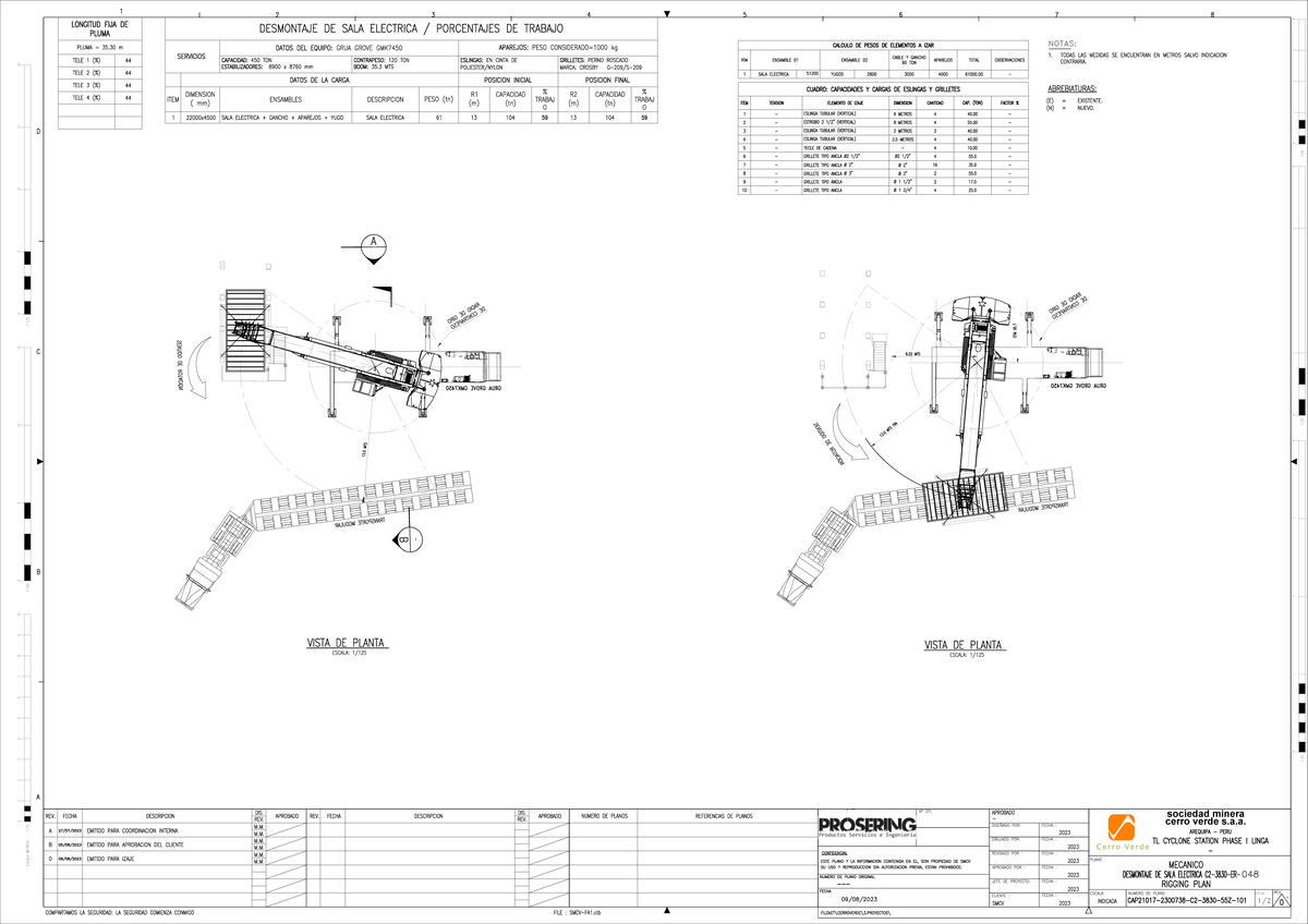 Planos plan de izaje 1 -Model - Dibujo y diseño para la ingeniería ...