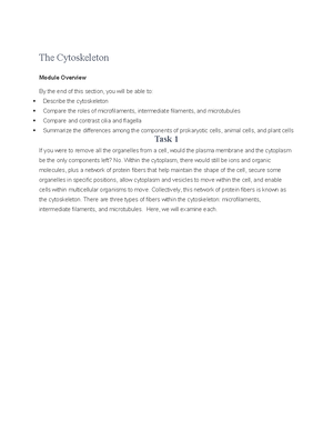 LAB EXAM Review - BIO 111 – Lab Exam Review Know all the parts of the ...