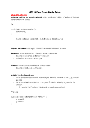 CS 210 Notes 17 - Chapter 6 File Processing and Error Tapping - CS210 ...