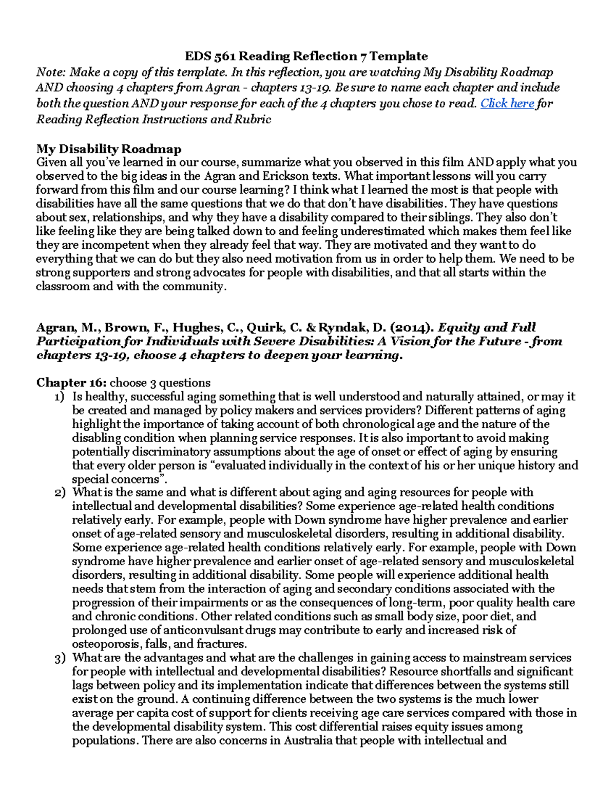 EDS 561 Reading Reflection 7 Template - EDS 561 Reading Reflection 7 ...