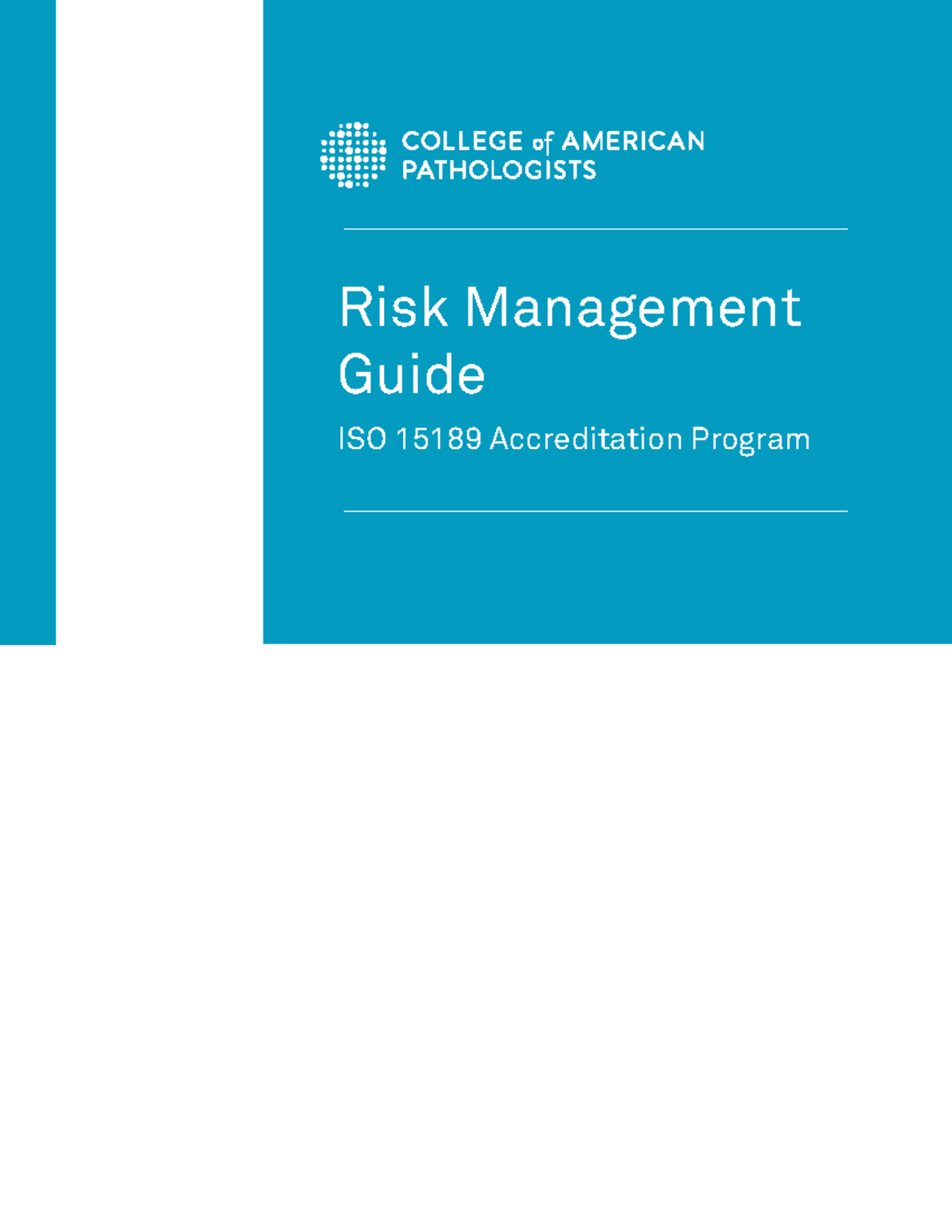 Cap15189-accreditation-risk-management-guide (1)-230903-224113 - Risk ...