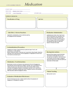 Albuterol - ATI sheet - ACTIVE LEARNING TEMPLATES TherapeuTic procedure ...