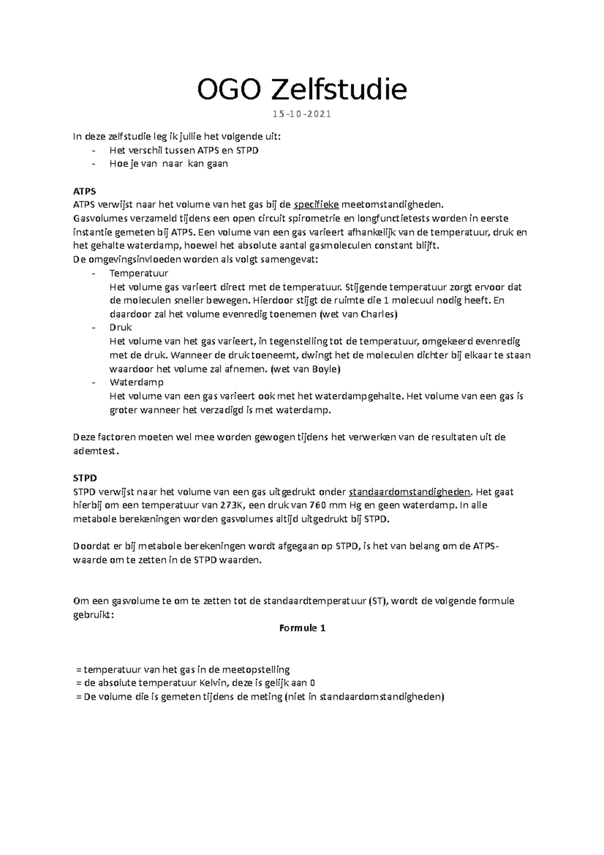 OGO Zelfstudie 15-10-2021 - OGO Zelfstudie 15-10- In deze zelfstudie ...